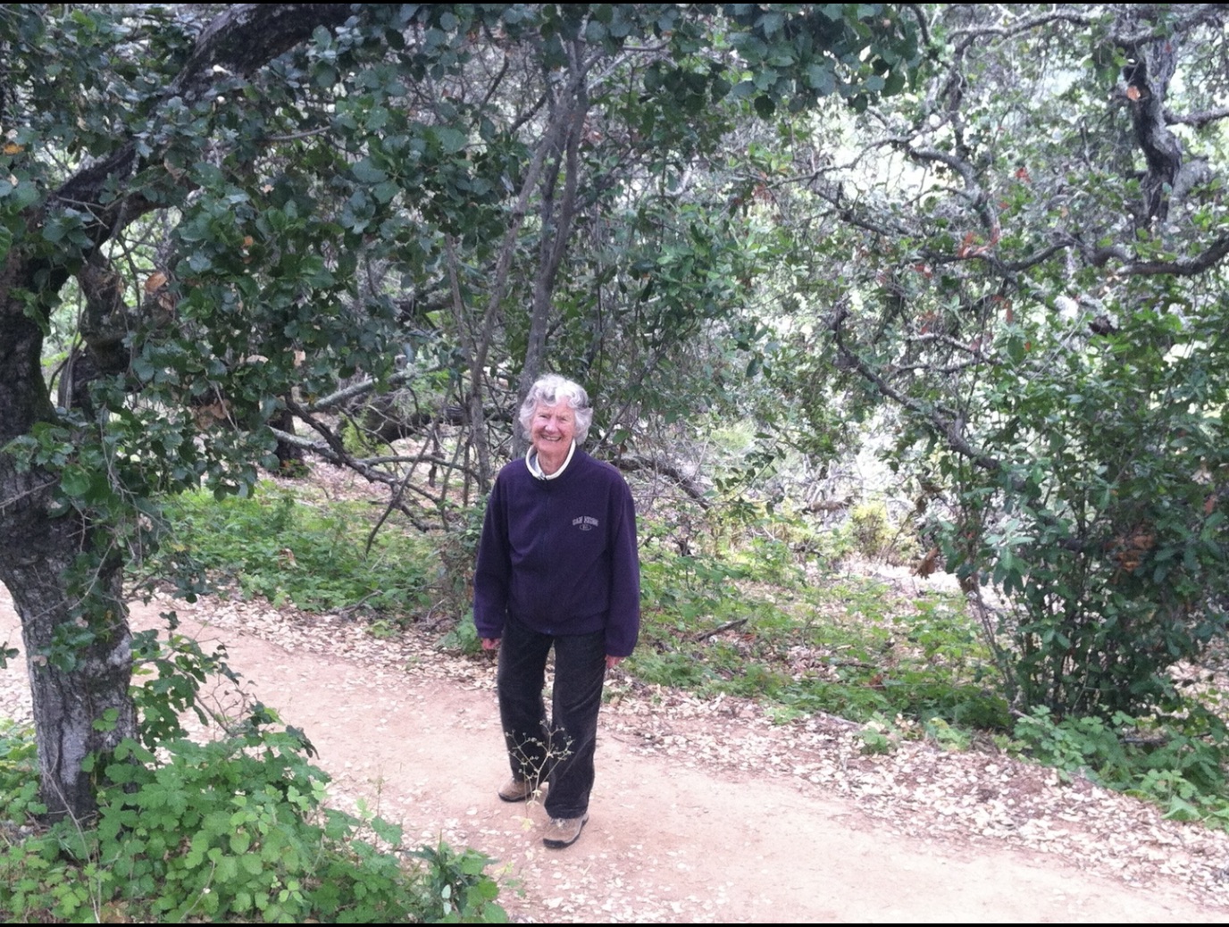 Longtime Ladera resident, author and hiking enthusiast Jean Rusmore ...