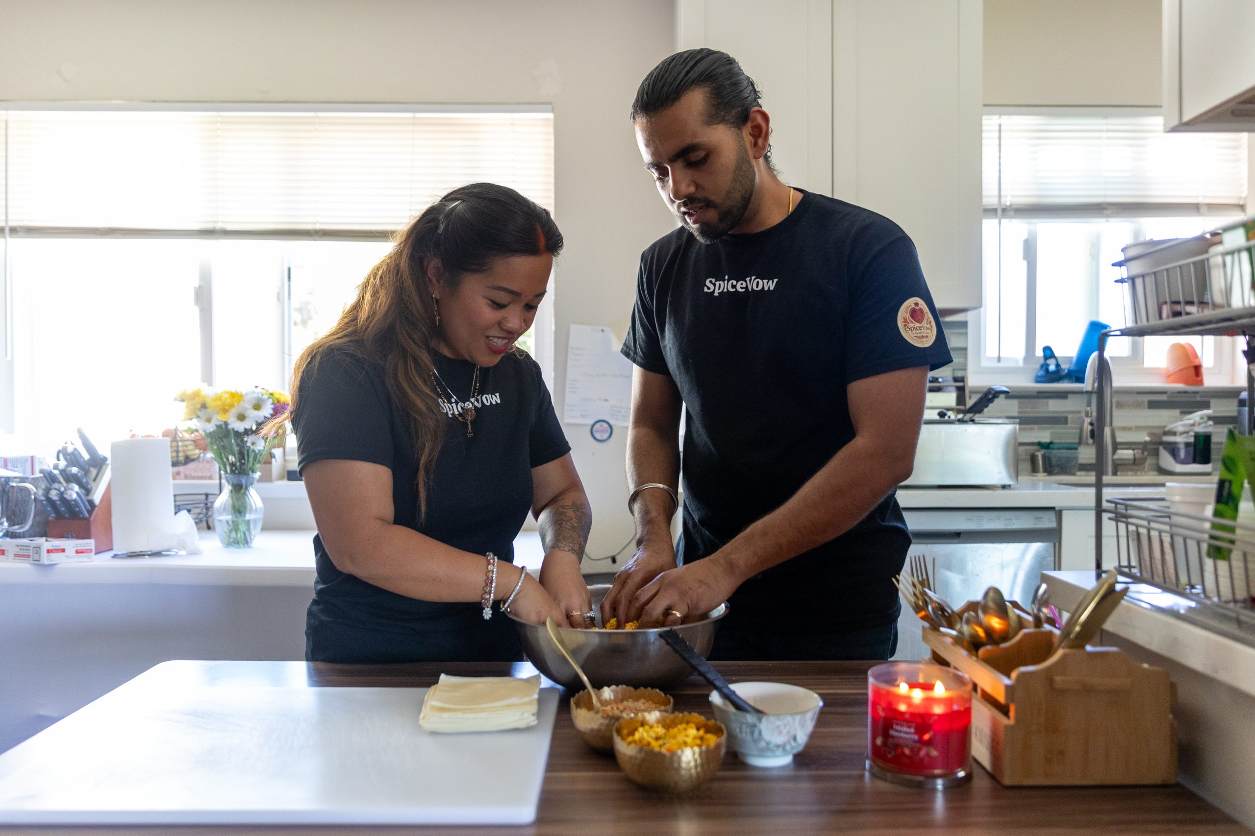 Redwood City couple blends cultures to launch an Indian Filipino food ...